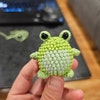 Bead Crochet Mini Turtle Keychain With Different Color Options - Etsy