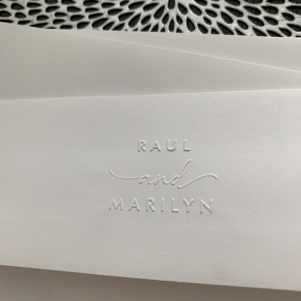 Personalized Monogram Embosser | Couples Names Logo | Custom DIY ...