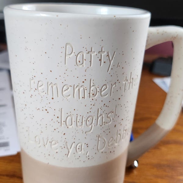 Etched Octopus Tentacle Ceramic Mug, Personalized Mug, Etched Coffee ...