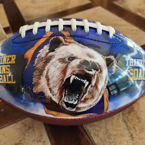 Custom Made Football - Football Team Gift, Customized Senior Football ...