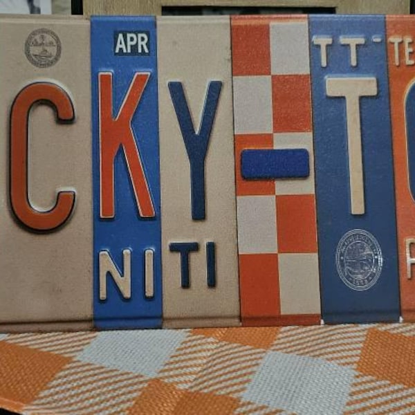 Hook ’em License Plate Sign – texas Longhorns Metal Wall Art | burnt ...