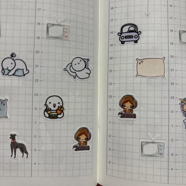 Stationary Bike Stickers / Workout Stickers / Exercise Stickers / Gym ...