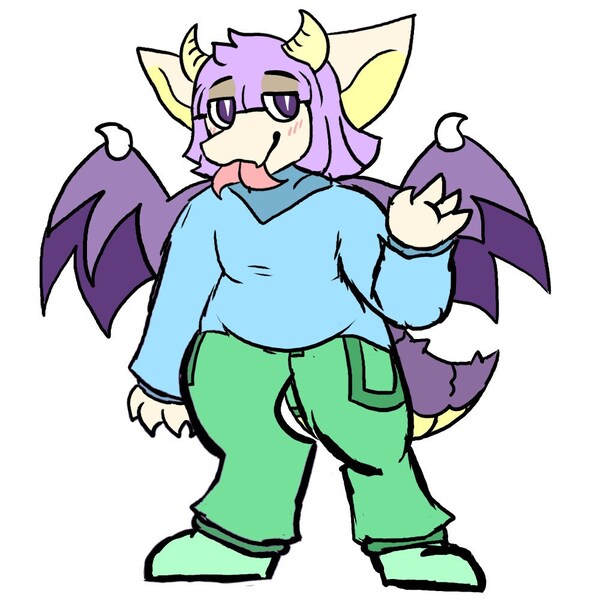 Protogen Base P2U Cute Furry Fursona OC Lineart - Etsy