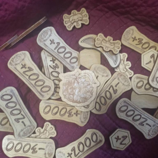 Arkham Horror LCG Token Set - Compatible Damage, Sanity, Clue, Doom ...
