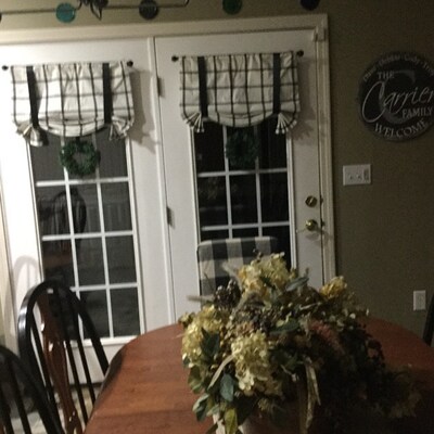 Tie UP Valance With Grommets Scott Living Fabrics Peony Multiple Colors ...