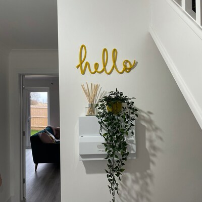 Wooly Words Wire Art Kids Decor Colourful Words - Etsy