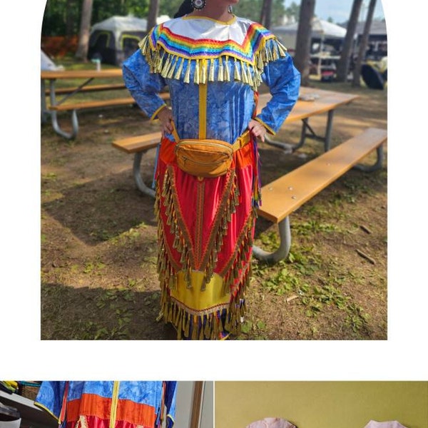 Cherokee Tear Dress, Ribbon Dress, Ceremonial Dress, Sundance Dress ...