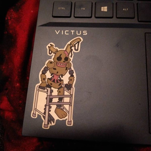 FNAF Security Breach Springtrap Peepaw Sticker - Etsy