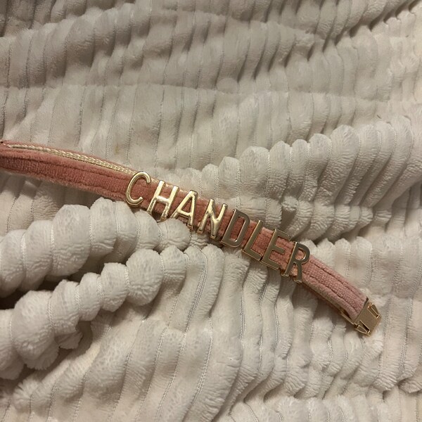 Personalized Dog Collars With Metal Letter Name, Female Dog Collars ...