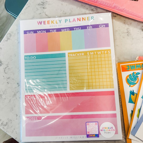 This Week Notepad - Etsy