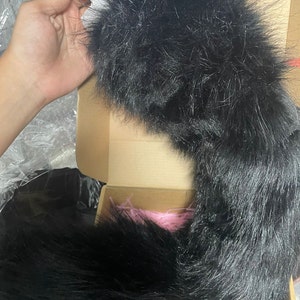 Realistic Faux Fur Snow Leopard Ear and Tail Plug Set Tug Tail | Etsy