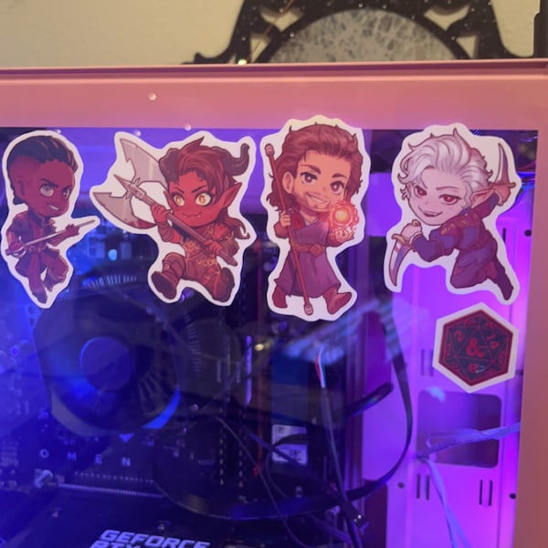 Fanmade BG3 Companion Sticker Pack! - Etsy