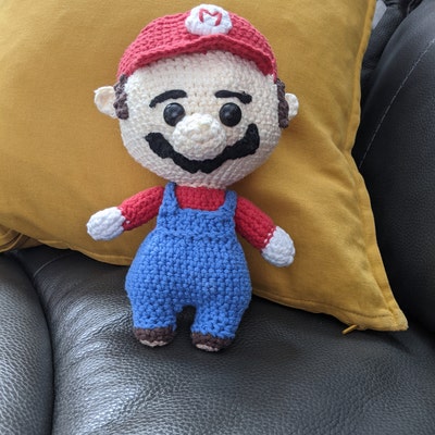 Mario Crochet Pattern Amigurumi PDF Download Geek Crochet - Etsy
