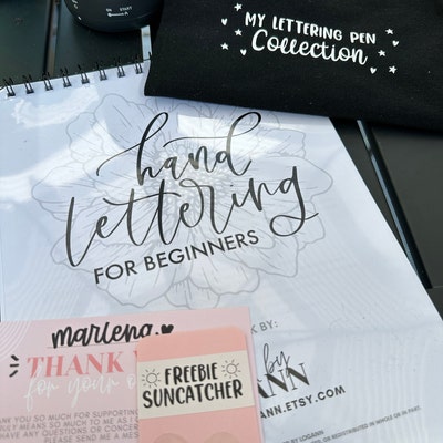 Hand Lettering for Beginners Workbook Hand Lettering Kit Lettering ...