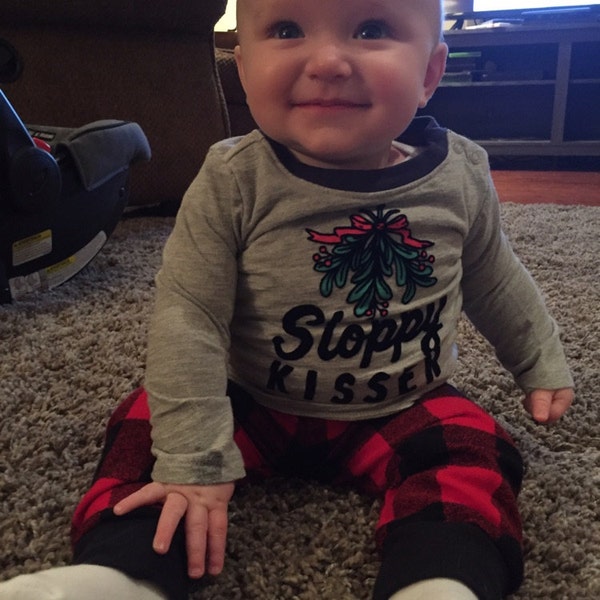 Red Buffalo Plaid Flannel Boy Pants Toddler Pants Fall Winter Boy Pants ...
