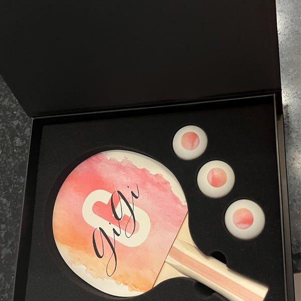 Infusion Custom Photo or Logo Ping Pong Paddle, Premium 5 Ply Direct ...