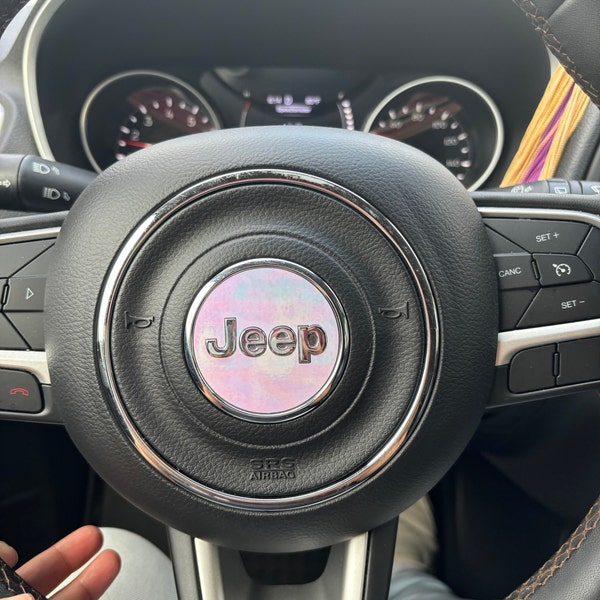Opal Jeep Steering Wheel Circle Sticker Decal, Wrangler JK, JL ...