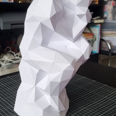 Papercraft Knot classic Slim Interlocking Burr Puzzle Interactive ...