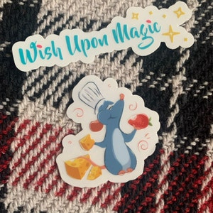 Remy Seeing Flavors Transparent Sticker/ Ratatouille Chef Pixar Foodie ...