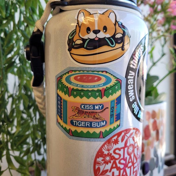 Proud POC Laminated Glossy Vinyl Sticker Chocolate/ Strawberry/ Banana ...