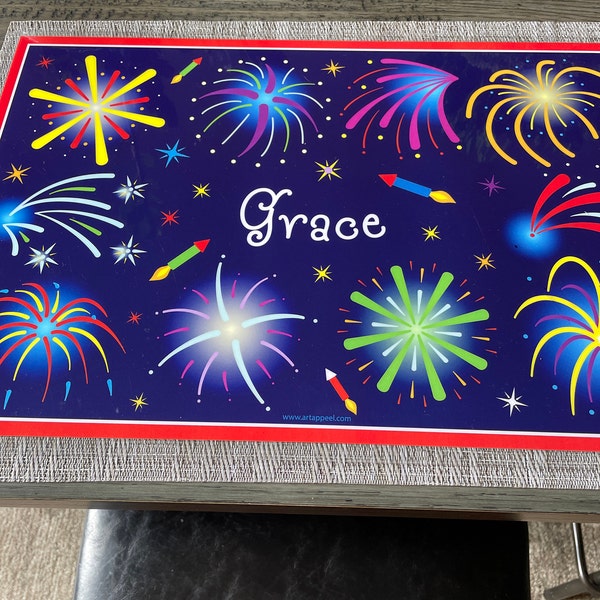 Personalized Train Placemat, Train, Kids Placemat, Personalized ...