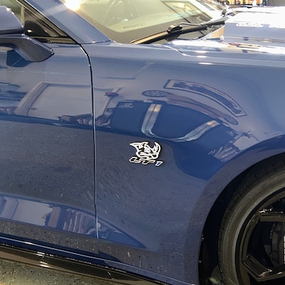 Red Eye Wolf Car Emblem Badges Matte Black Custom New - Etsy