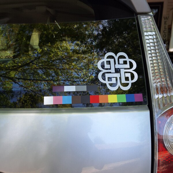 Gay Pride Flag Decal - Gay Pride Flag Layered Vinyl Sticker - Smooth ...