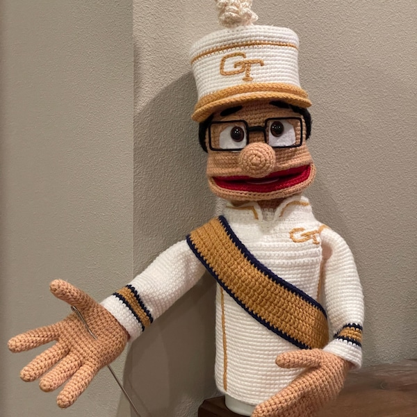 CROCHET PATTERN: Dr. Piper M.D. Hand Puppet / Amigurumi / Educational ...