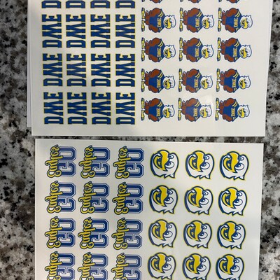 Custom School Spirit Tattoos, Temporary Tats, Your Mascot, Your Team - Etsy