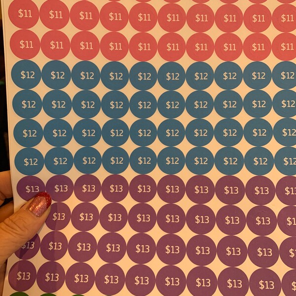 Price Stickers, Product Pricing Labels for Vendor Events and Parties - Etsy
