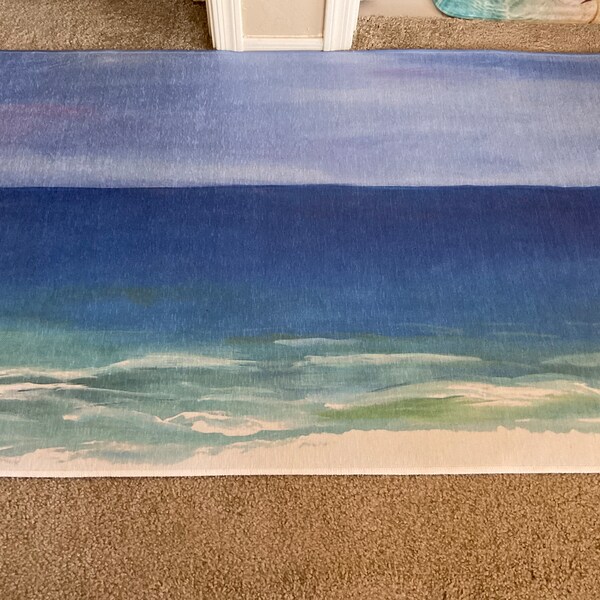 Sand Dollar Sea Shell Coastal Design Indoor Area Rugs of My Art. - Etsy