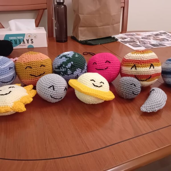 Solar System Bundle, Crochet Solar System Bundle Patterns, Crochet ...