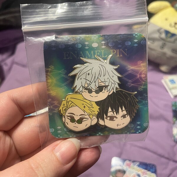 Anime Trio Pins - Etsy