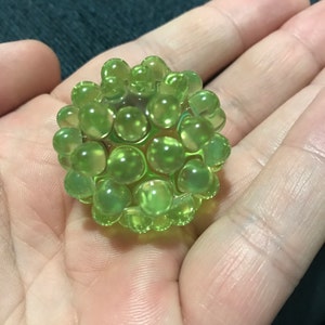 Contemporary Art Glass Marble 1.38 Abstract Swirls, Sparkles, Handmade ...