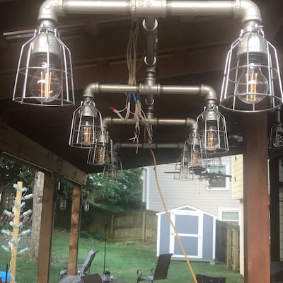 Steel Bulb Guard, Clamp on Metal Lamp Cage for Vintage Trouble Lights ...