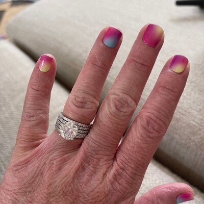 Color Me Happy Nail Wraps 100% Nail Polish Stickers Nail Strips - Etsy