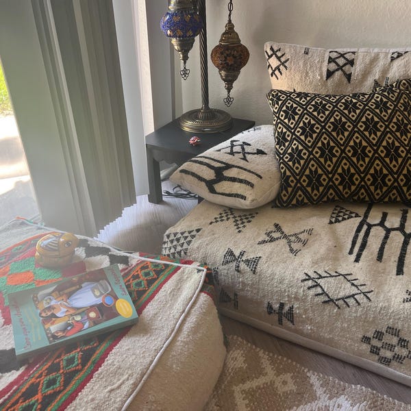 Moroccan Wicker Baskets, Traditional Wicker Plates, Moroccan Straw ...