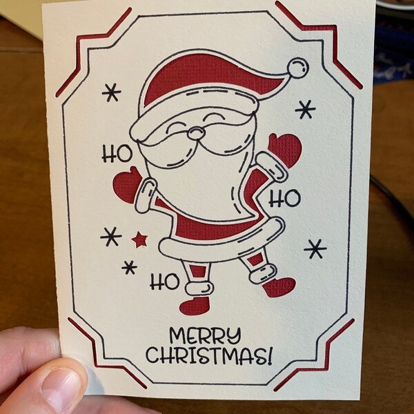 Christmas, Santa Insert Card Design. Digital Download, Cricut Joy ...