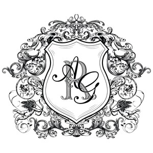 Made-to-order, 2-letter Monogram A Digital Monogram Assembled From Our ...