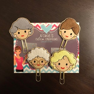 The Golden Gals Paper Clip planner Paper Clip golden Girls Paper Clip ...