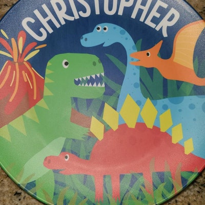 Personalized Princess Plate for Girls Cute Crown Themed - Etsy