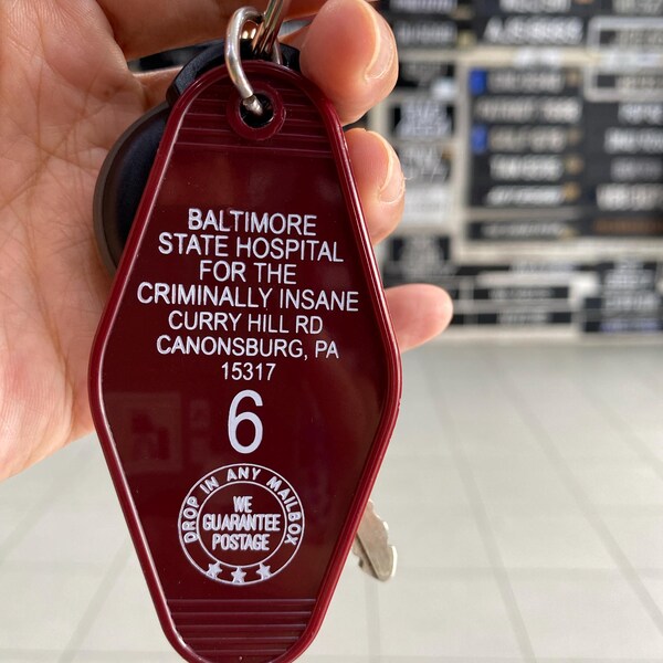Baltimore State Hospital for the Criminally Insane Key Fob - Etsy
