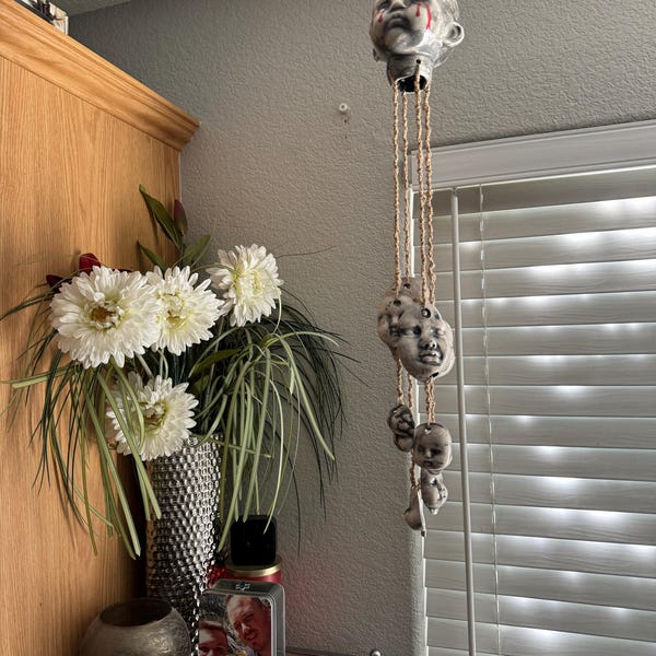 Handmade Creepy Doll Head Chimes - Etsy
