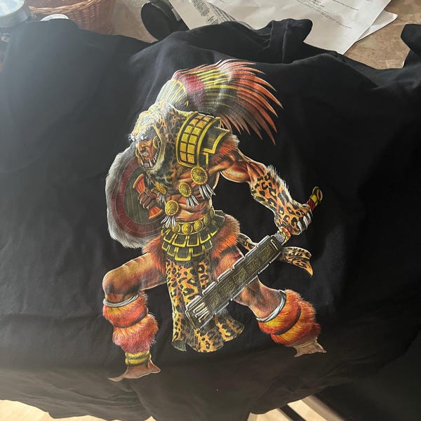 Aztec God Tlaloc T-shirt, Aztec Mythology Shirt, Aztec Gods Tee ...