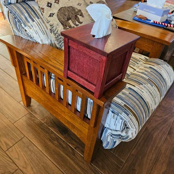 Wooden Tissue Box "jumbo" Holder. Mission Style. - Etsy