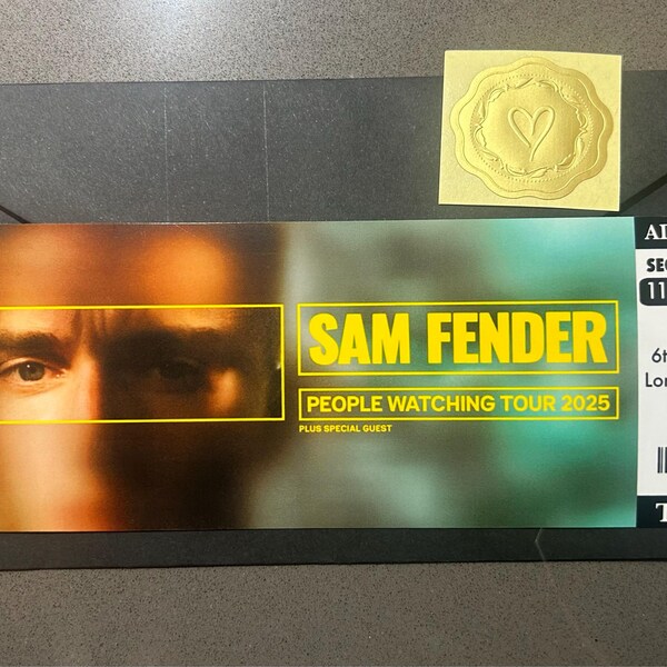 Personalised Theatre Ticket | Show | Musical Theatre | Memorabilia ...