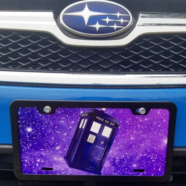 Custom License Plate Front Car Tag, Aluminum or Plastic - Personalized ...