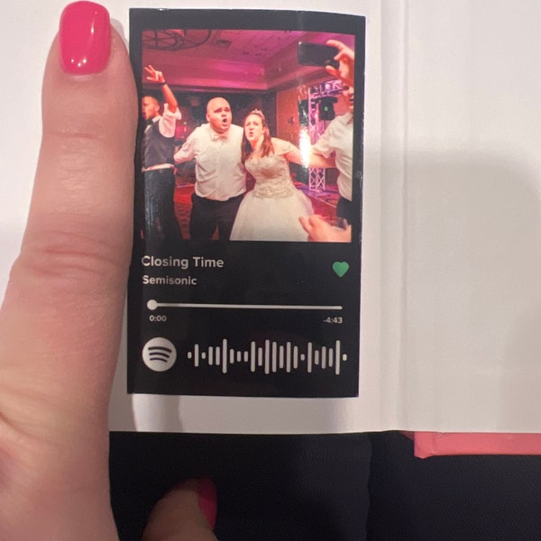 CUSTOMIZABLE Spotify Album Sticker | Scannable Spotify Code ...