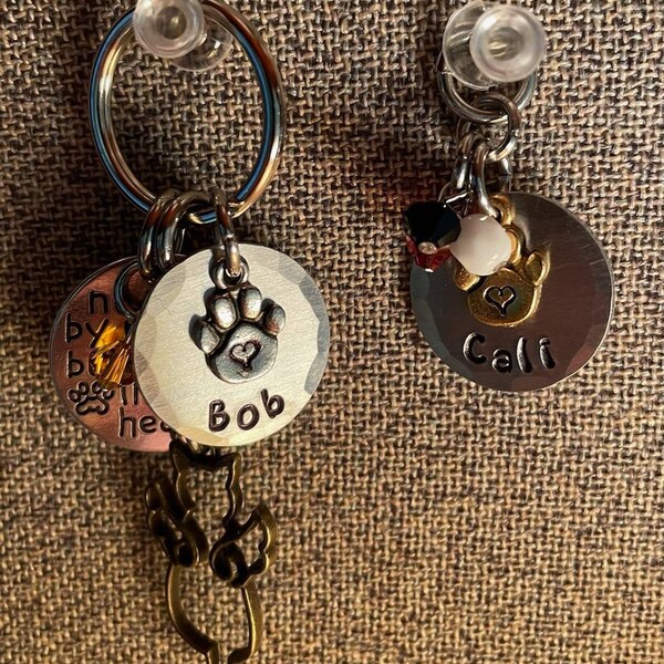 Pewter Name Plate Add-ons for Key Chains - Etsy