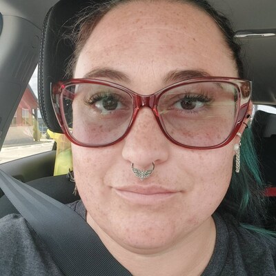 Skull Moth Ring for Septum & Daith Piercings, Death's Head Moth Captive ...